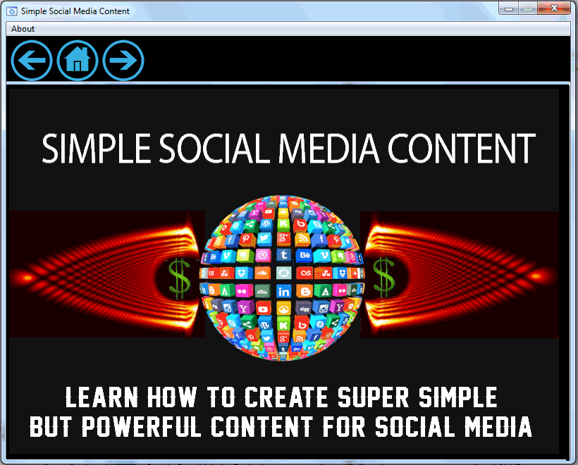 Simple Social Media Content